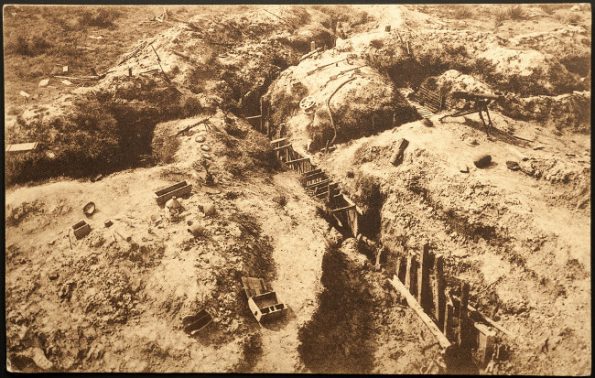 Very few original, intact WW1 trenches still exist