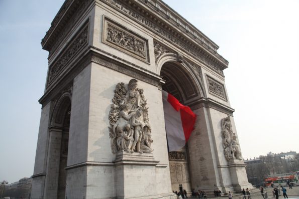 Charles Godefroy's flight through the Arc de Triomphe
